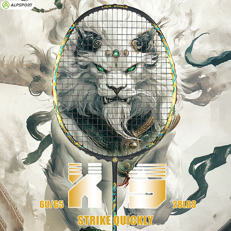 ALPSPORT 6U BADMINTON RACKET-LION | ALP-SPORT
